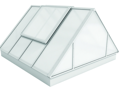 Roof triangular sky lights